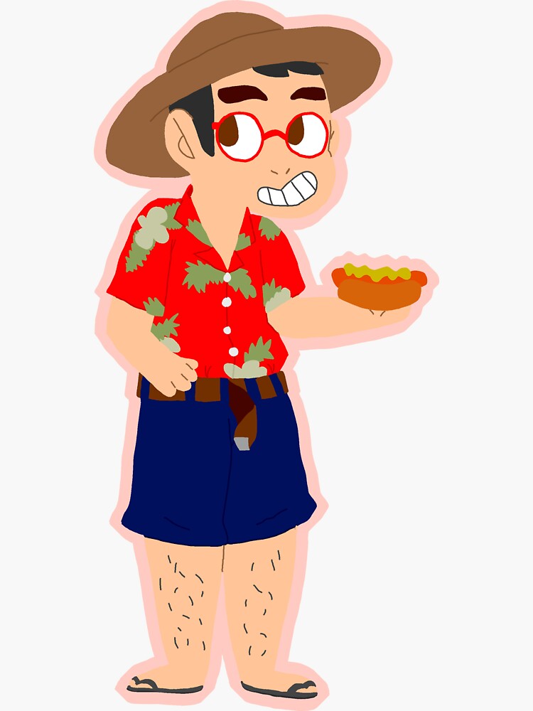"Filthy Frank Safari Man Sticker" Sticker for Sale by ufopigeon | Redbubble