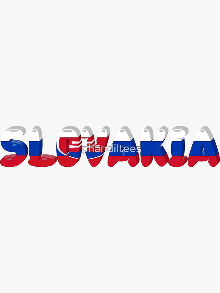 "Slovakia!" Sticker for Sale by phandiltees | Redbubble