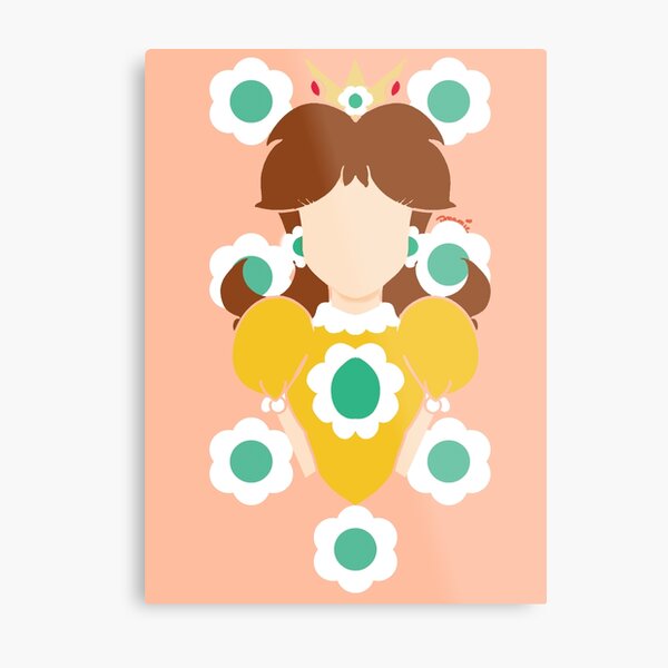Princess Daisy Mario Metal Prints | Redbubble