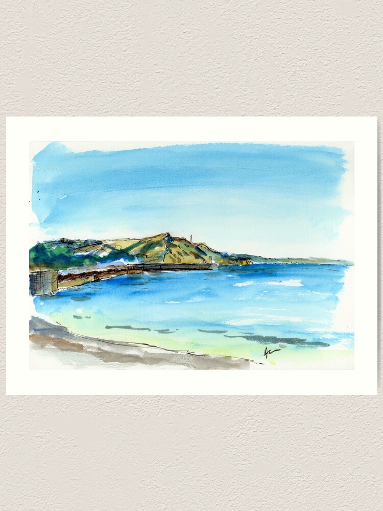 "South Beach, Aberystwyth" Art Print for Sale by adam-bullock | Redbubble