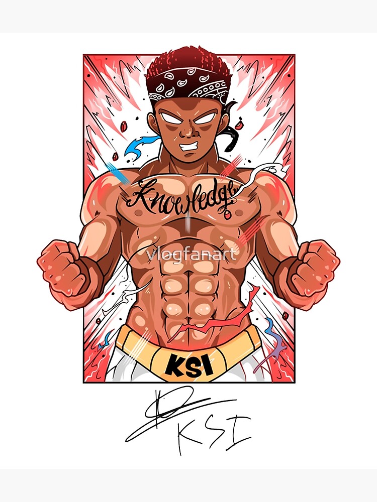 "TEAM KSI " Poster for Sale by vlogfanart | Redbubble