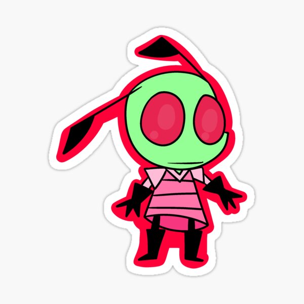 "Chibi Zim" Sticker for Sale by JellieBeanz | Redbubble