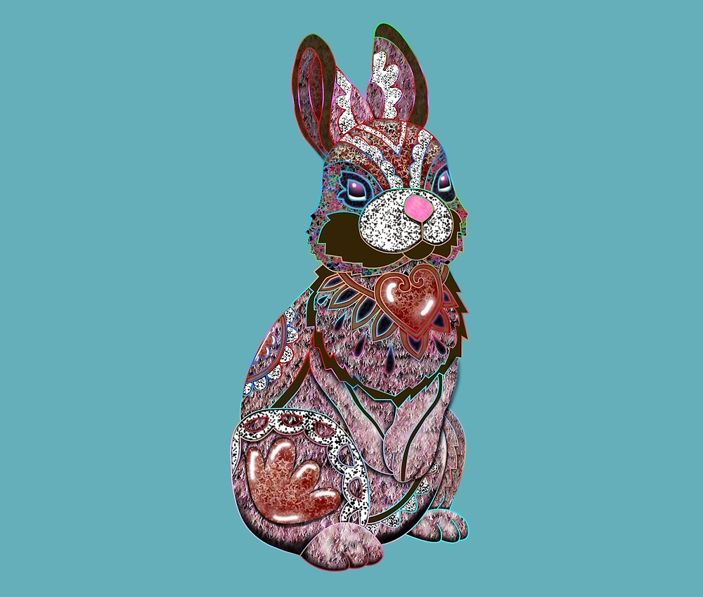 "Paisley Bunny" by Valkyrie-S | Redbubble