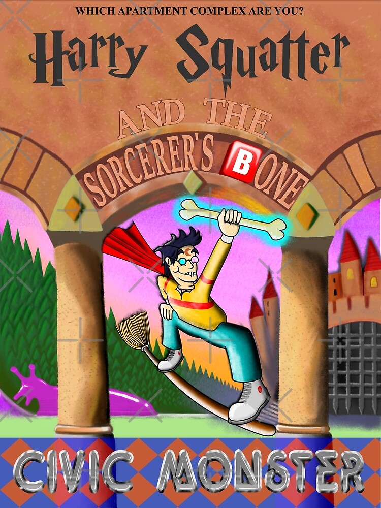 "Harry Squatter and the Sorcerer's Bone" Poster for Sale by ...