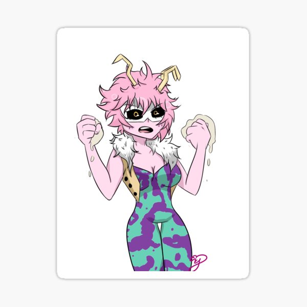 "Mina Ashido" Sticker by Jammichu | Redbubble