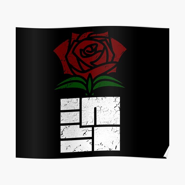 "DSA Rose [distressed]" Poster by artmarxthespot | Redbubble