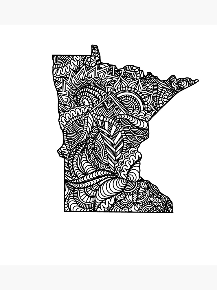 "Minnesota Doodle 1.0" Poster for Sale by abcdefgabbyhi | Redbubble