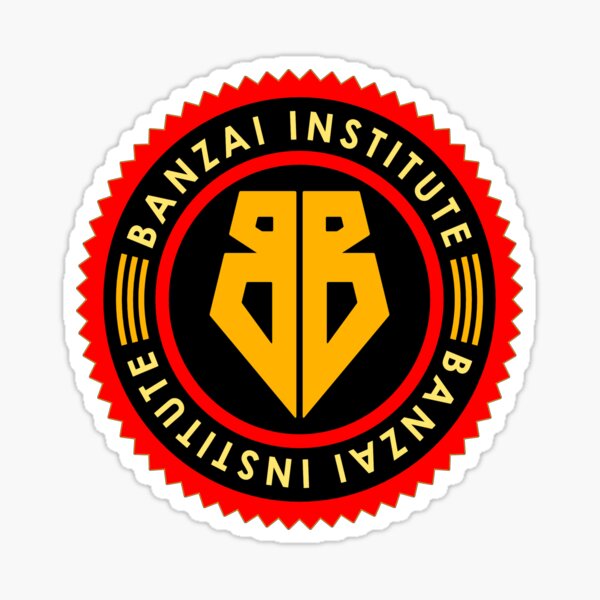 "Banzai Institute Seal" Sticker for Sale by Pop-Pop-P-Pow | Redbubble