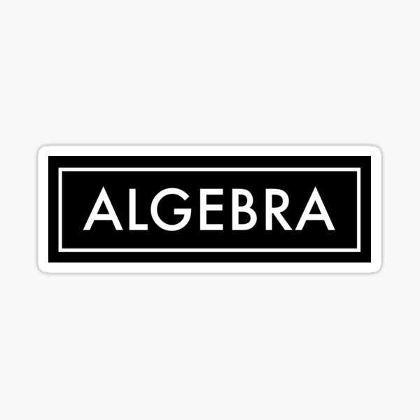 Algebra Stickers | Redbubble