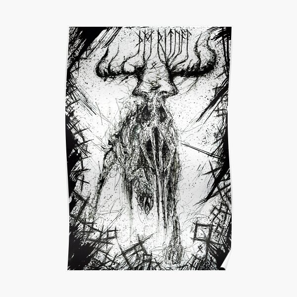 "The Ritual Horror Runes" Poster by BGauntlett | Redbubble