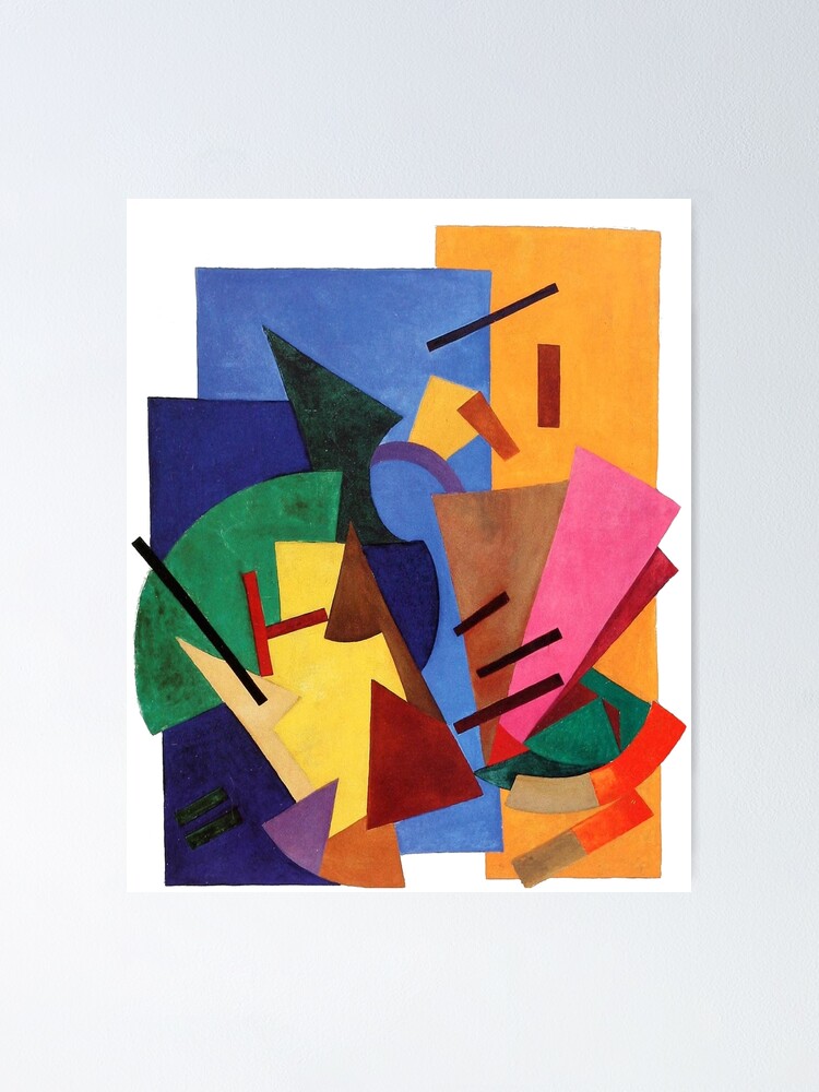 Póster «Olga Rozanova - Composición no objetiva (Vuelo de un avión ...