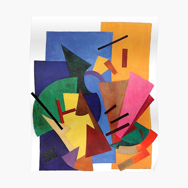 Póster «Olga Rozanova - Composición no objetiva (Vuelo de un avión ...