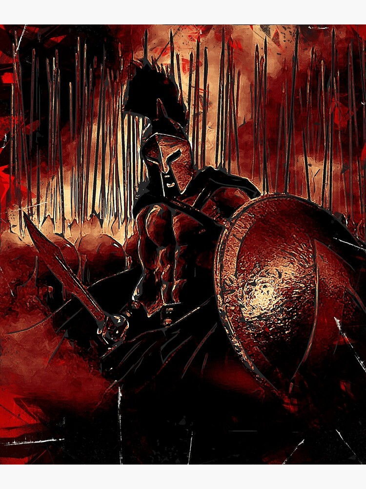Spartan King - Dine in Hell Premium Matte Vertical Poster sold by Dana ...