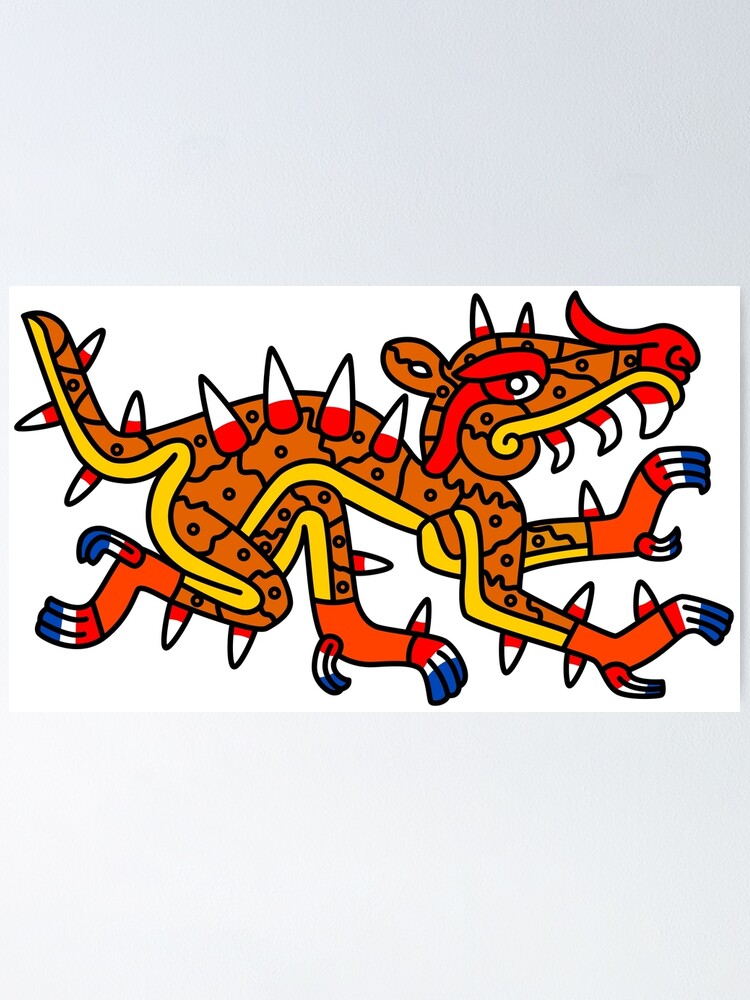 "Cipactli" Poster for Sale by Gwendal | Redbubble