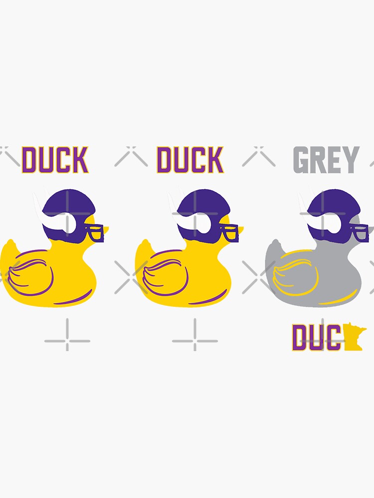"Duck Duck Grey Duck" Sticker by timothy-fletch | Redbubble