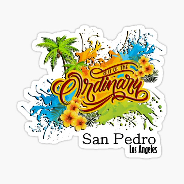 "San Pedro" Sticker for Sale by dejava | Redbubble