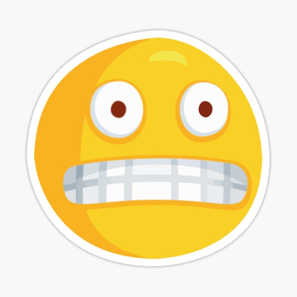 Sticker: Peinlich Emoji | Redbubble