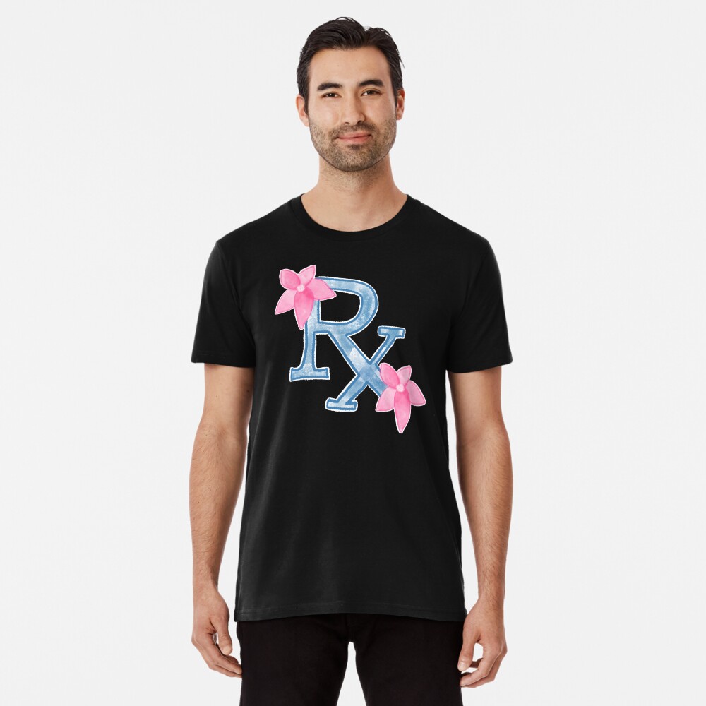 "Rx (blue)" Sticker for Sale by Tamara Arauz Garcia | Redbubble