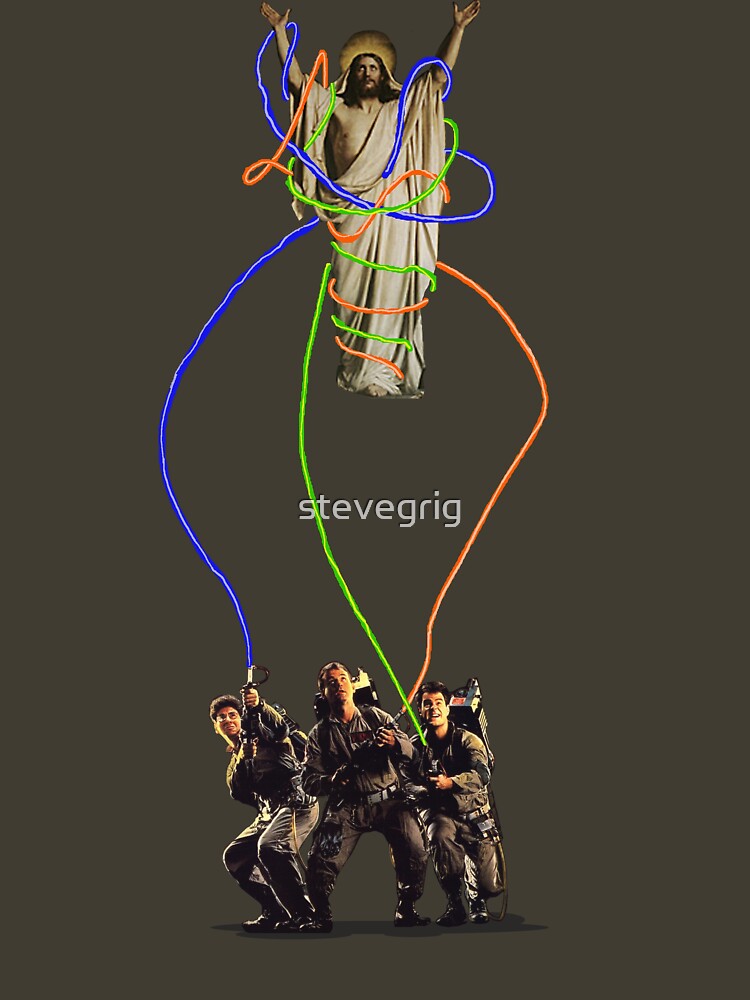 "JESUS BUSTERS" T-shirt for Sale by stevegrig | Redbubble | funny t ...
