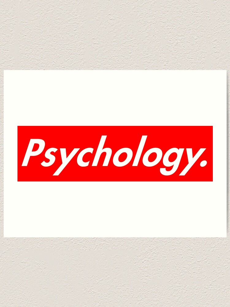 "PSYCHOLOGY STICKER" Art Print for Sale by Michaelamichal | Redbubble