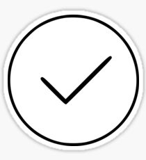 Check Mark Stickers | Redbubble
