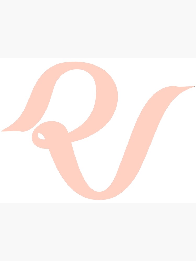 "Red Velvet Official Lightstick Logo Pastel Coral 2018" Art Print for ...