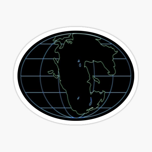 "Neon Pangea" Sticker by evelynri15 | Redbubble