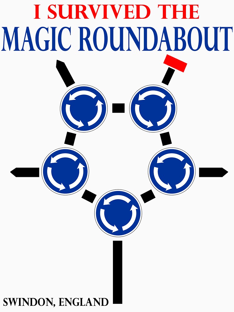 "The Magic Roundabout" T-shirt for Sale by deltagammacj | Redbubble ...