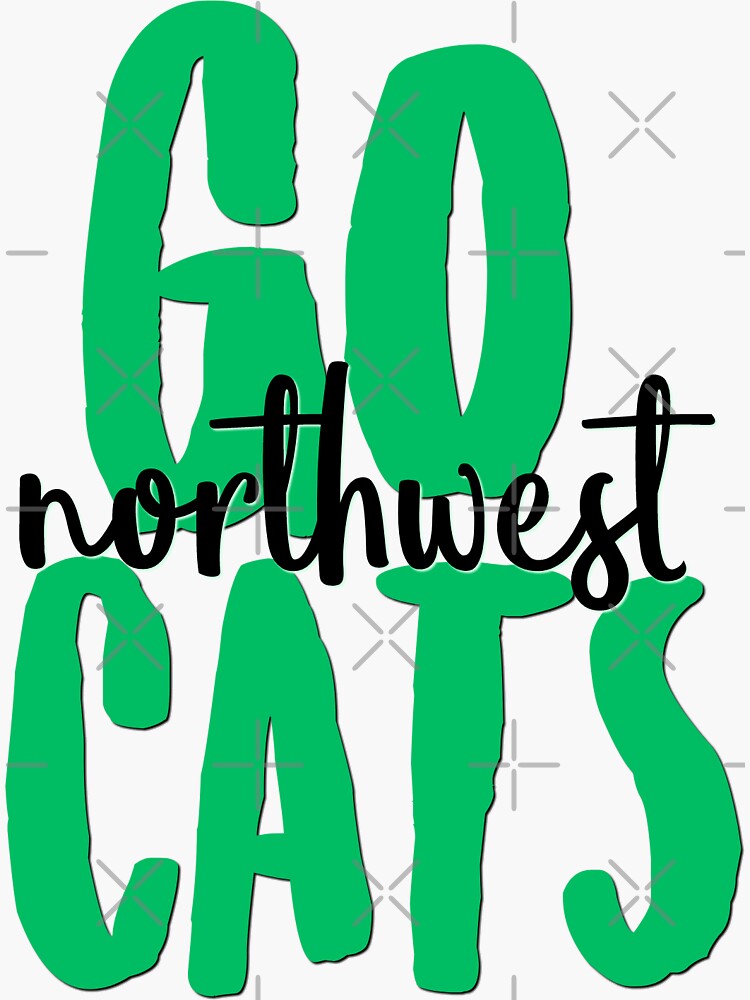 "Northwest Missouri State Go Cats" Sticker by allieweek | Redbubble
