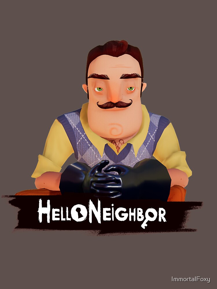 "Hello Neighbor" T-shirt for Sale by ImmortalFoxy | Redbubble | hello ...
