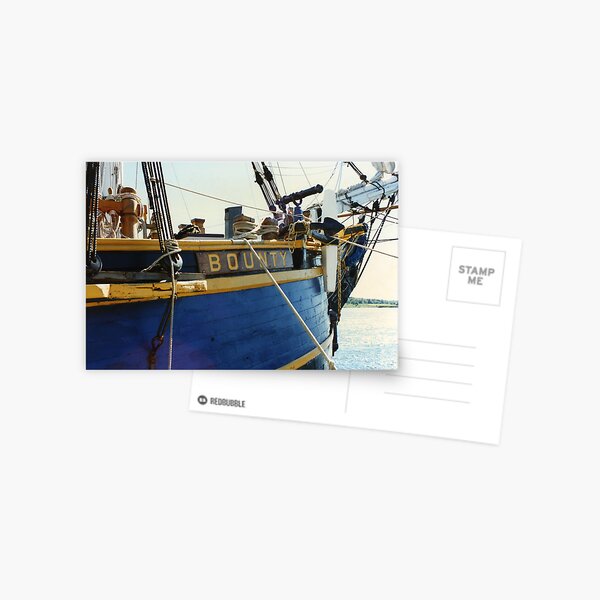 "Bow Chaser and Anchor, HMS Bounty" Postcard for Sale by MikeOxley ...