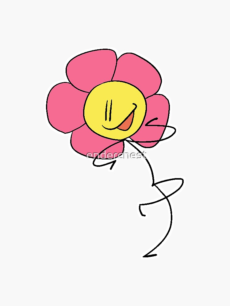 "Flower - BFB" Sticker for Sale by enderchest | Redbubble