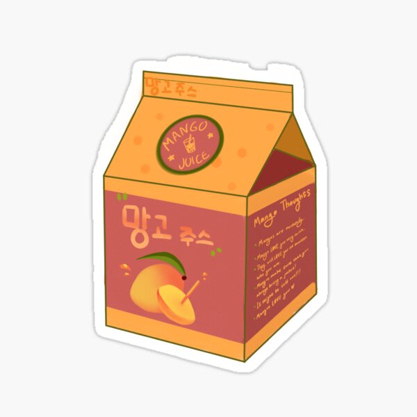 "Mango Juice" Sticker for Sale by ThingsGoSouth | Redbubble