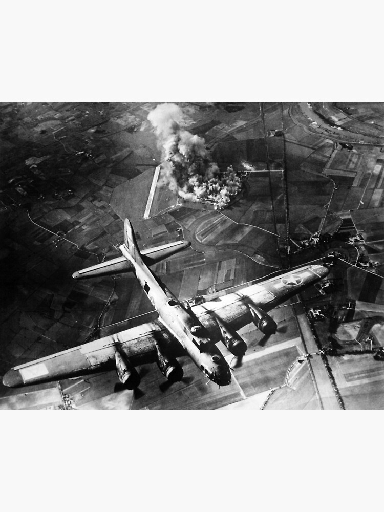 "B-17 Bomber Over Germany - 1943" Photographic Print by warishellstore ...
