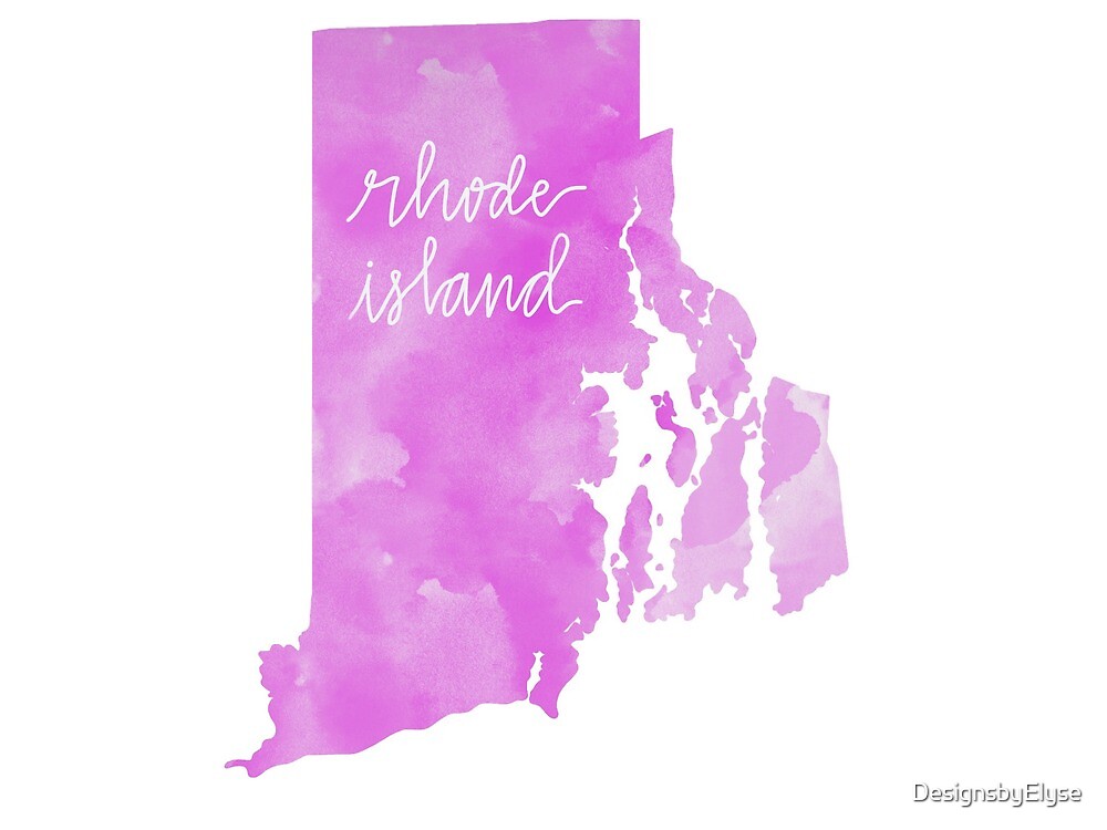 "Rhode Island" by DesignsbyElyse | Redbubble