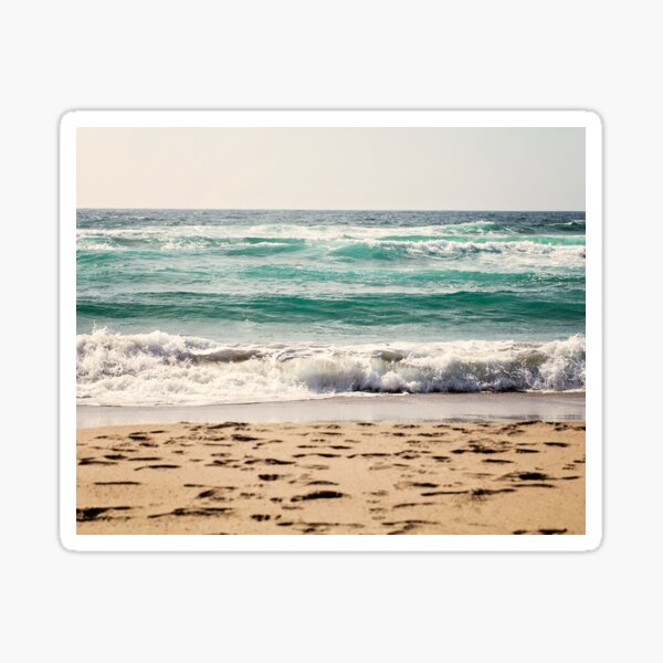 "Walking in the Sand - Beach Photography" Sticker for Sale by ...