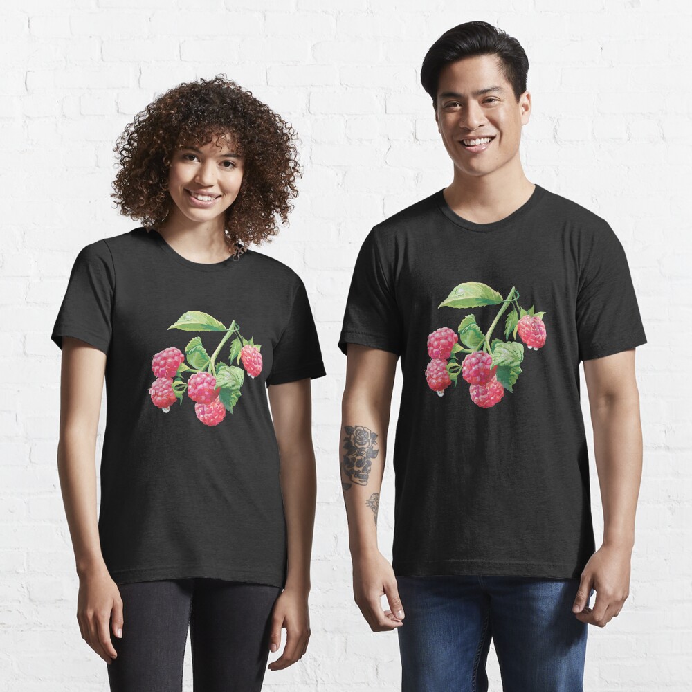 "Raspberry" T-shirt for Sale by Smaragdas | Redbubble | raspberry t ...