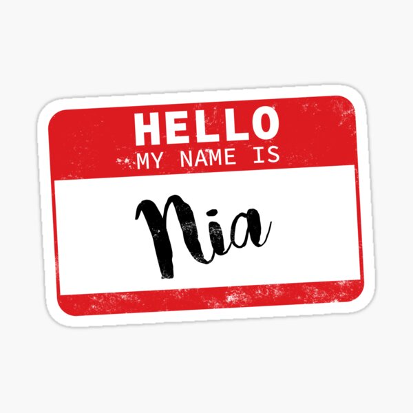 Nia Stickers | Redbubble
