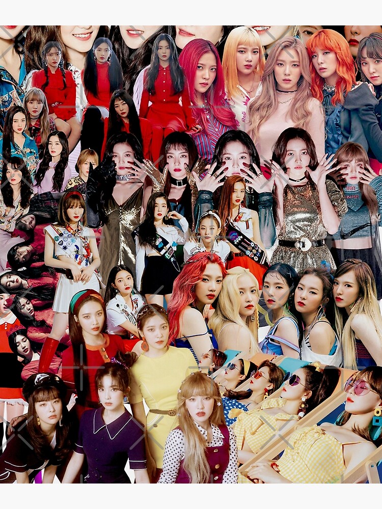 "Red Velvet Collage" Canvas Print by BENWYATTS | Redbubble