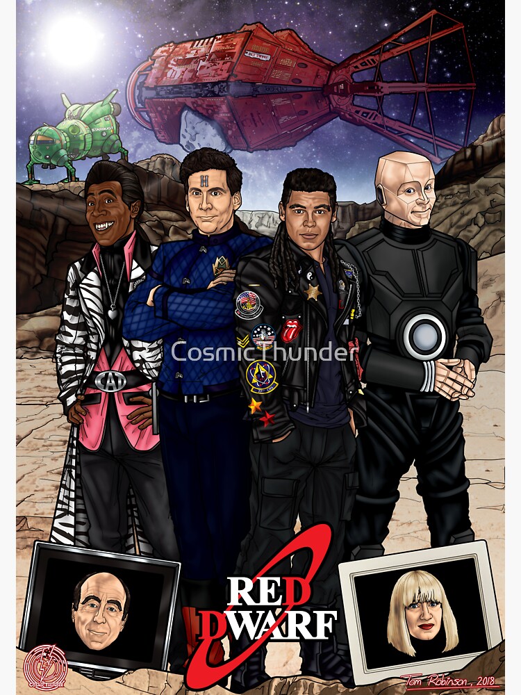 "Red Dwarf" Sticker for Sale by CosmicThunder | Redbubble