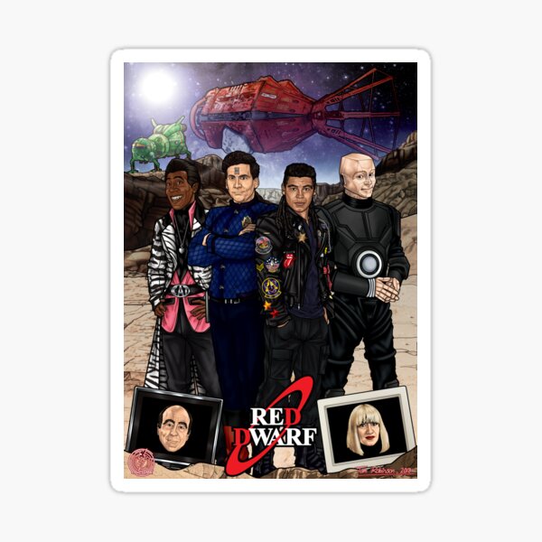 "Red Dwarf" Sticker for Sale by CosmicThunder | Redbubble