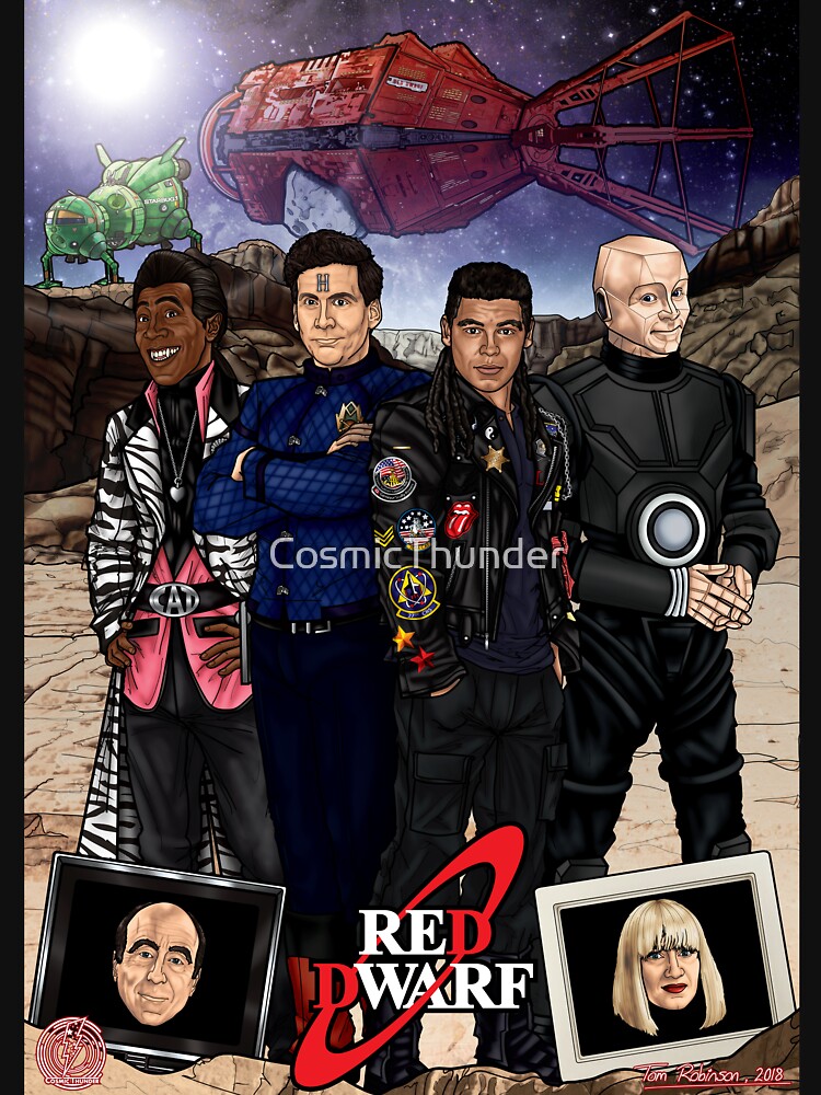 "Red Dwarf" T-shirt for Sale by CosmicThunder | Redbubble | red dwarf t ...