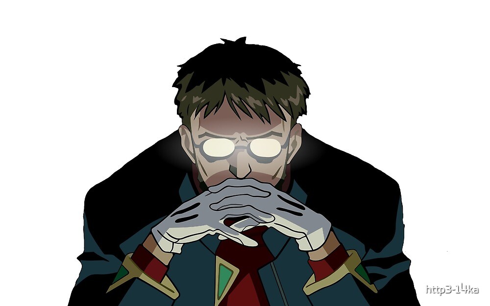 "Genji Ikari / Neon Genesis Evangelion" by http3-14ka | Redbubble