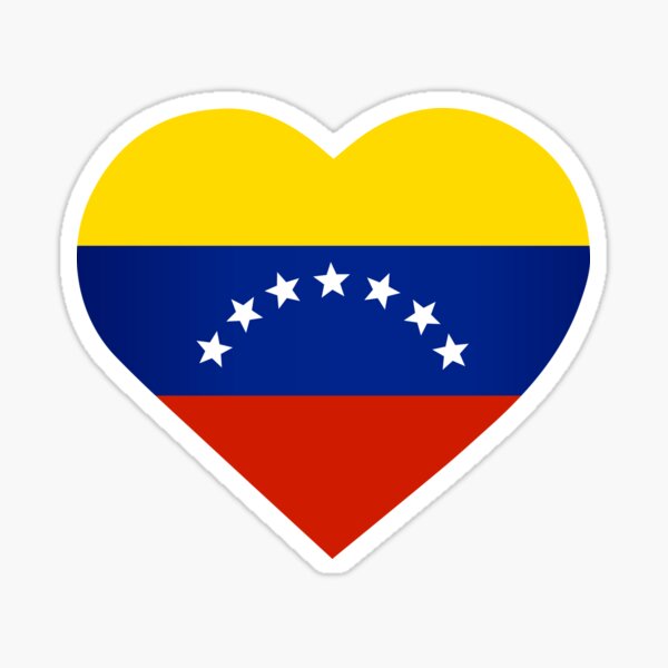 "Venezuela - Venezuelan heart - Corazon Venezolano" Sticker for Sale by ...