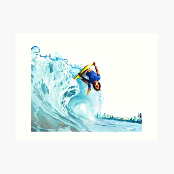"bodyboard" Art Print by 4d2SurfyArte | Redbubble