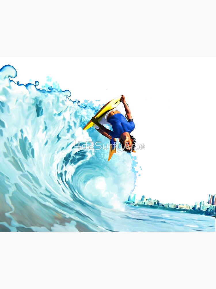 "bodyboard" Art Print by 4d2SurfyArte | Redbubble
