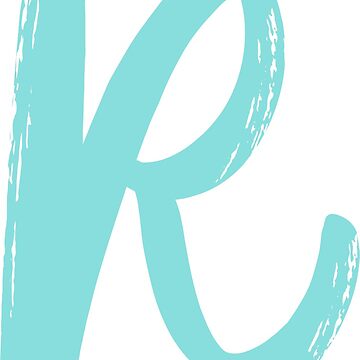 "Blue Letter R" Sticker for Sale by mynameisliana | Redbubble