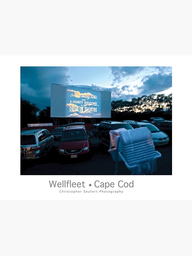 "Wellfleet, Cape Cod Poster (Drive-In Version)" Poster for Sale by ...