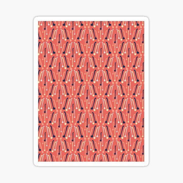 "Tea Spoons Vector Cutlery Pattern Seamless" Sticker by Limolida ...