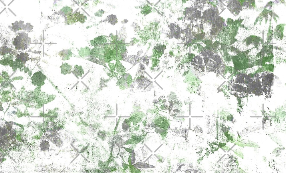 "Digital art of flower pattern and wall texture mixed." by theendup ...